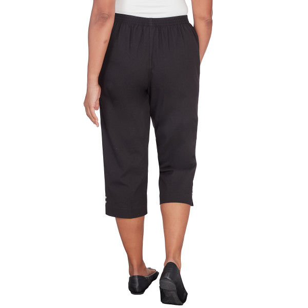 Alfred Dunner Twill Capri Pants Petite 07904 | eBay