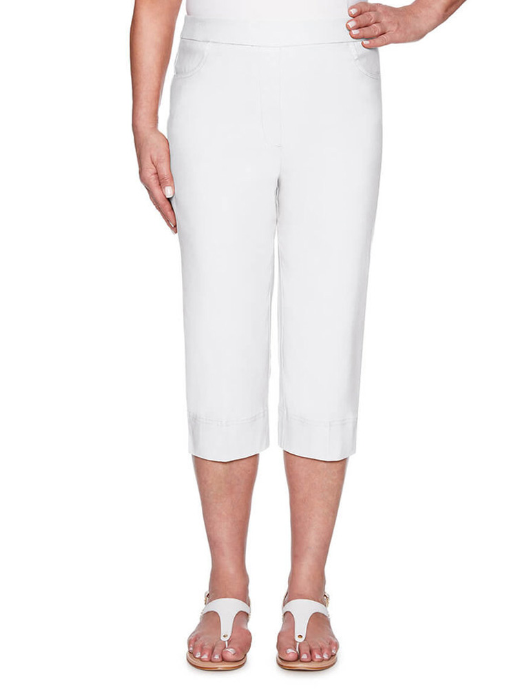 Alfred Dunner Clam Digger Capri Pants 01518 | eBay