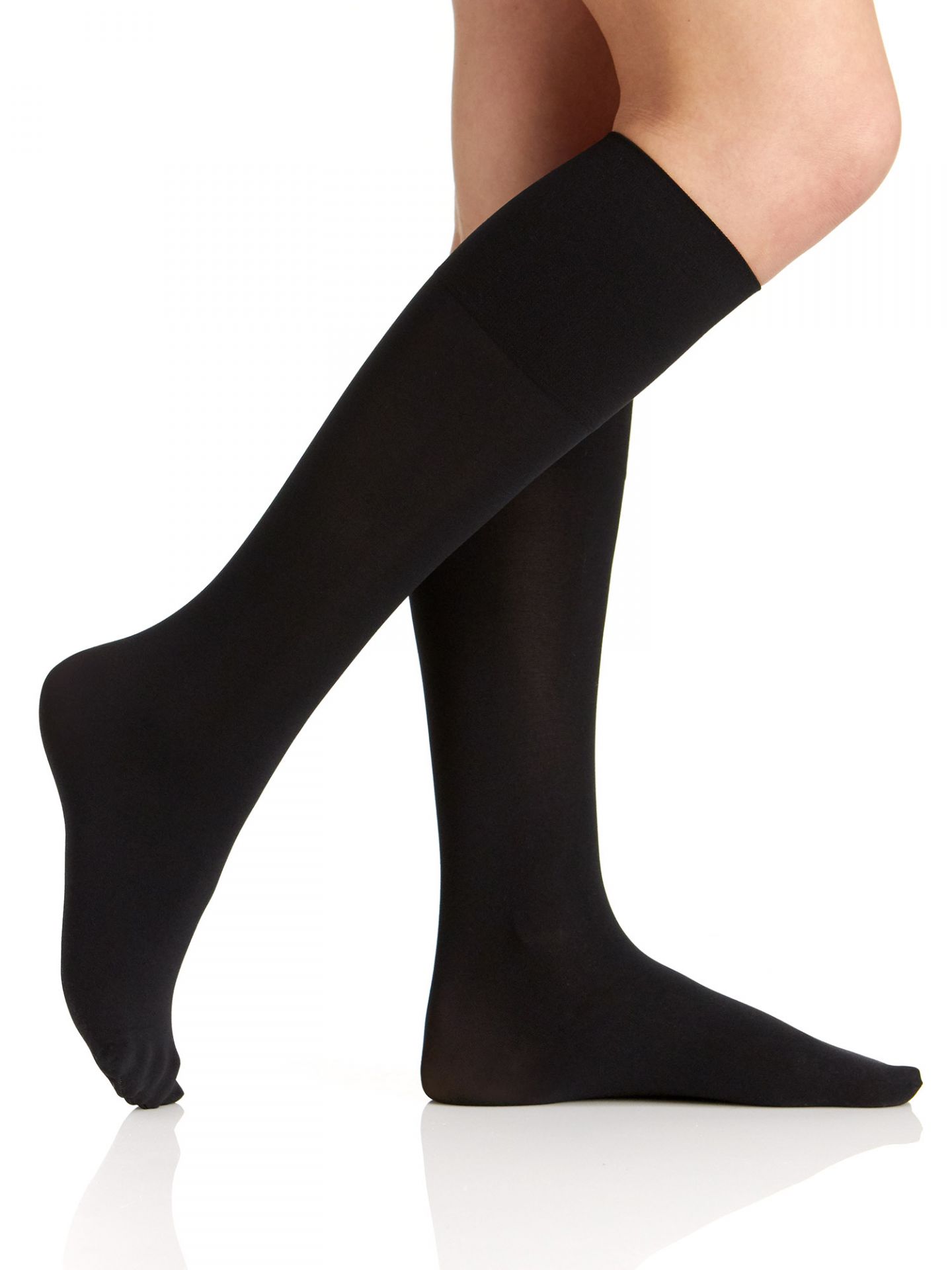 Berkshire Comfy Cuff Opaque Graduated Compression Knee High 5103 | eBay