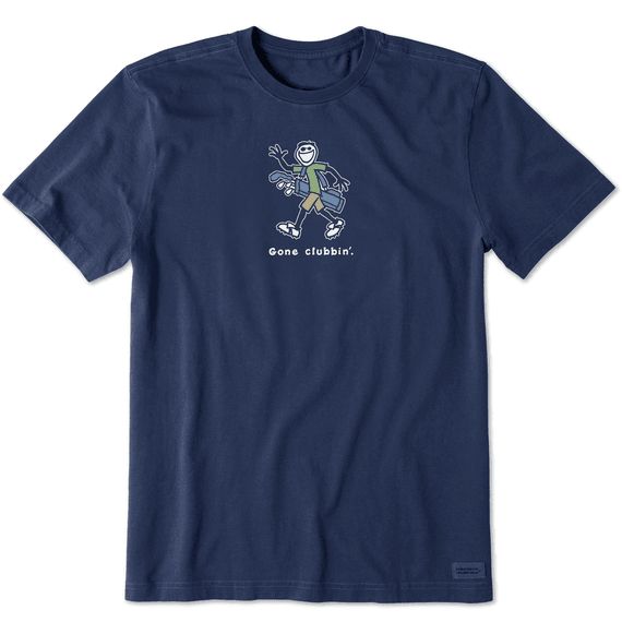 Life is Good Men Short Sleeve Crusher Gone Clubbin Tee Shirt 89536 | eBay
